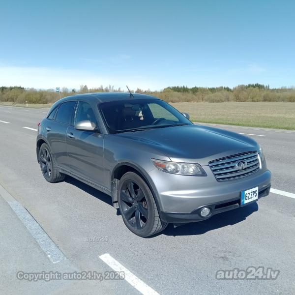 Pelēks Infiniti FX 2003 Tallina, ar dzinēja tilpumu 4.50 L un nobraukumu 160 tūkst. km par 3199 €, foto 1 vietnē AUTOMOTO.COM.LV