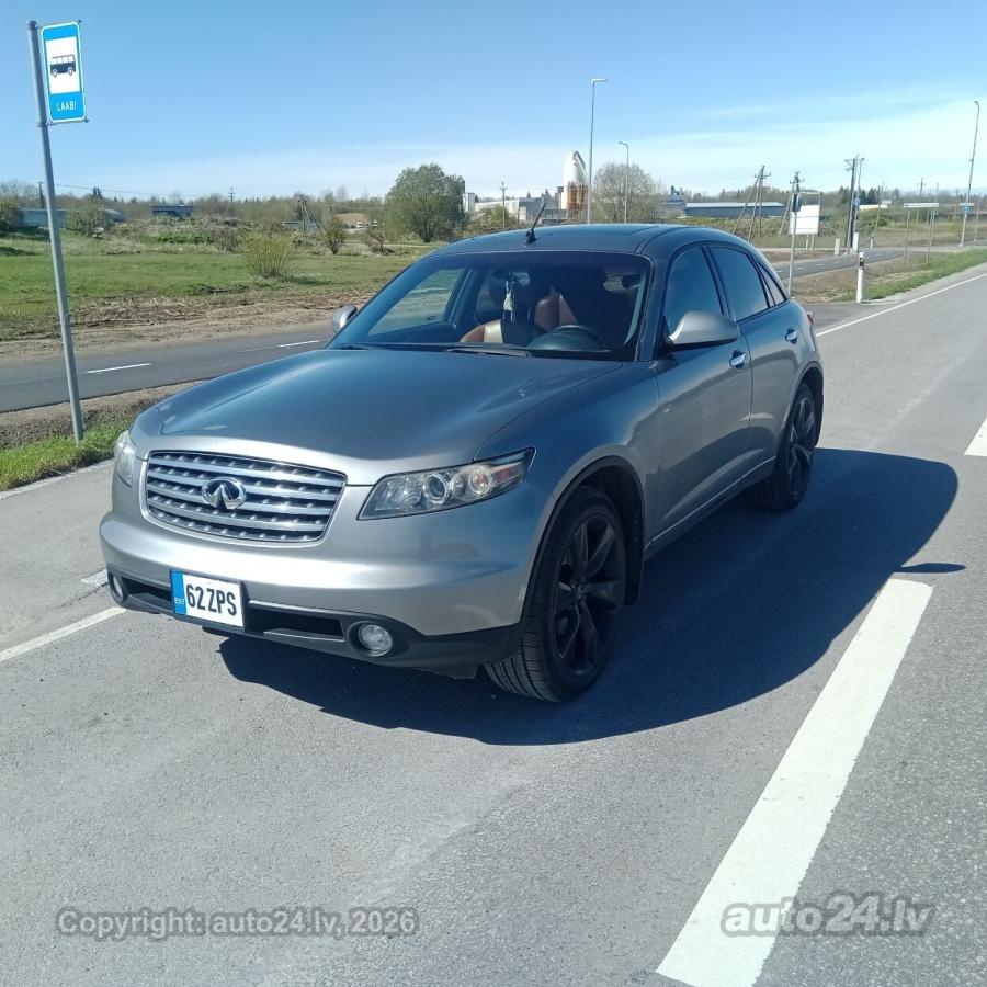 Pelēks Infiniti FX 2003 Tallina, ar dzinēja tilpumu 4.50 L un nobraukumu 160 tūkst. km par 3199 €, foto 4 vietnē AUTOMOTO.COM.LV