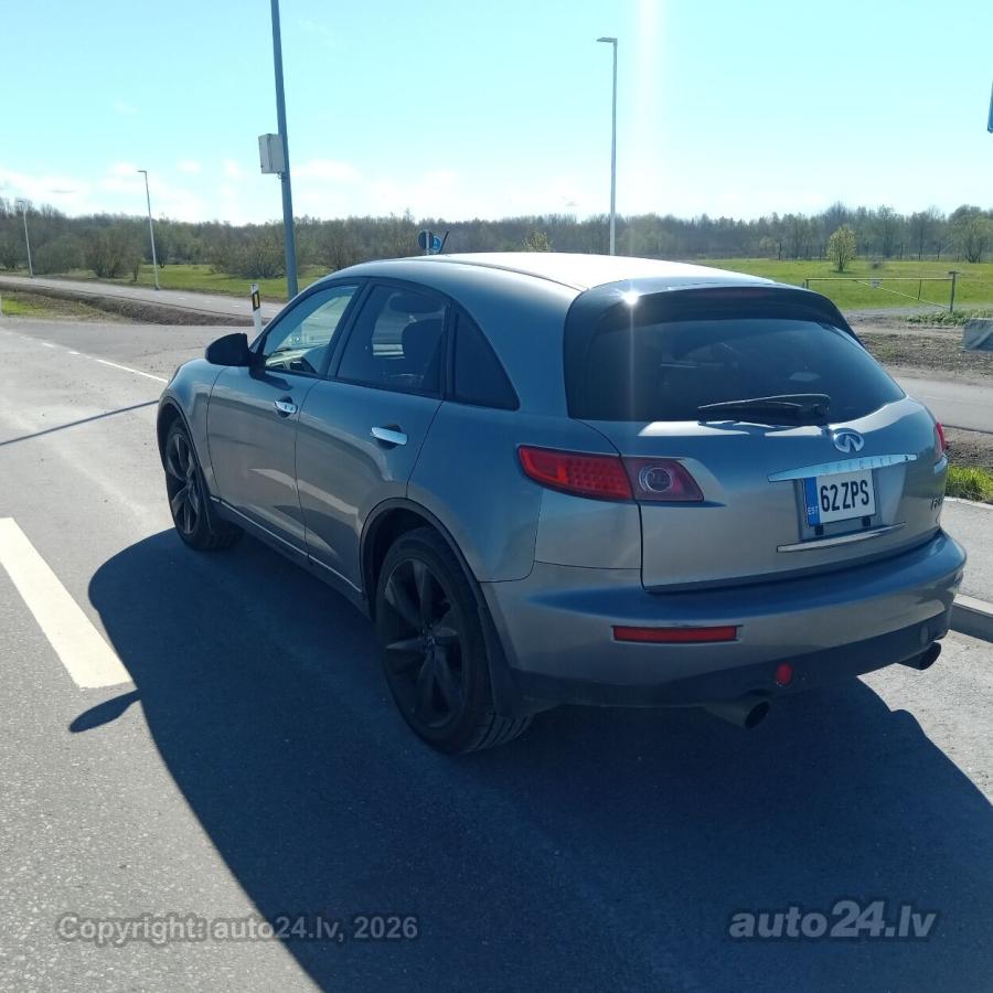 Pelēks Infiniti FX 2003 Tallina, ar dzinēja tilpumu 4.50 L un nobraukumu 160 tūkst. km par 3199 €, foto 5 vietnē AUTOMOTO.COM.LV