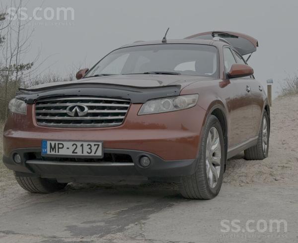 Oranžs Infiniti FX 2006 Ventspils, ar dzinēja tilpumu 3.50 L un nobraukumu 187 tūkst. km par 2200 €, foto 1 vietnē AUTOMOTO.COM.LV