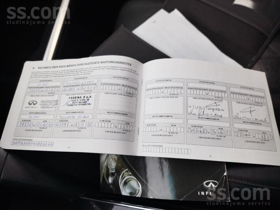 Balts Infiniti FX 2014 Rīga, ar dzinēja tilpumu 3.00 L un nobraukumu 246 tūkst. km par 9900 €, foto 16 vietnē AUTOMOTO.COM.LV