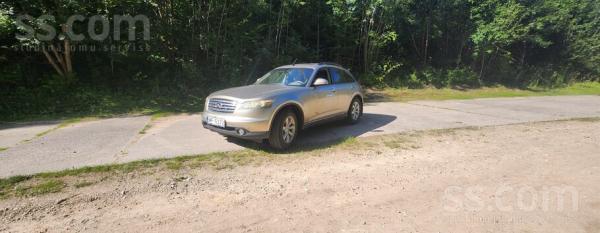 Dzeltens Infiniti FX 2004 Ogre, ar dzinēja tilpumu 3.50 L un nobraukumu 0 tūkst. km par 3450 €, foto 1 vietnē AUTOMOTO.COM.LV