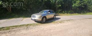 Dzeltens Infiniti FX 2004 Ogre, ar dzinēja tilpumu 3.50 L un nobraukumu 0 tūkst. km par 3450 €, foto  vietnē AUTOMOTO.COM.LV