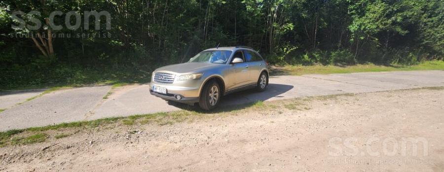 Dzeltens Infiniti FX 2004 Ogre, ar dzinēja tilpumu 3.50 L un nobraukumu 0 tūkst. km par 3450 €, foto 1 vietnē AUTOMOTO.COM.LV