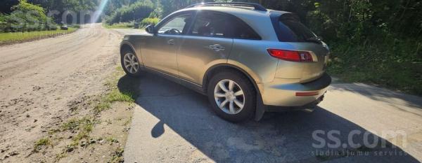Dzeltens Infiniti FX 2004 Ogre, ar dzinēja tilpumu 3.50 L un nobraukumu 0 tūkst. km par 3450 €, foto 4 vietnē AUTOMOTO.COM.LV