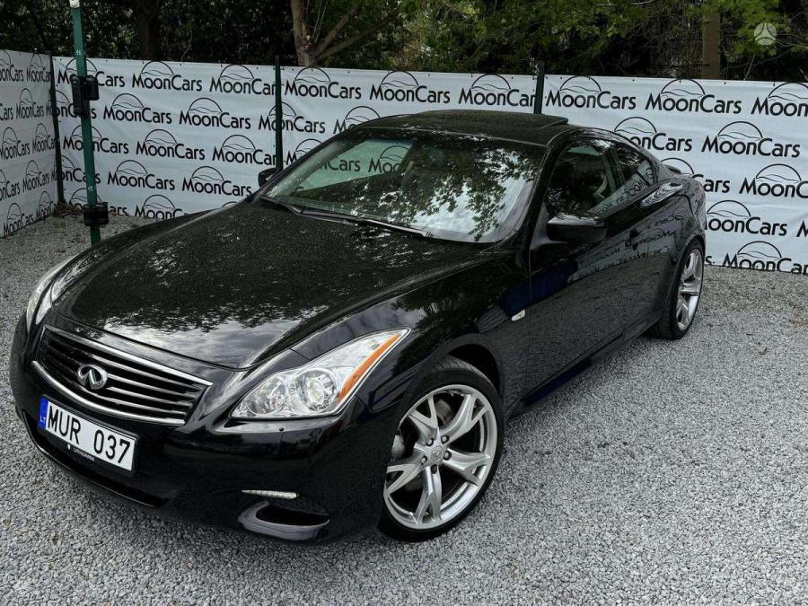 Melns Infiniti G37 2008 Viļņa, ar dzinēja tilpumu 3.70 L un nobraukumu 147 tūkst. km par 12500 €, foto 1 vietnē AUTOMOTO.COM.LV