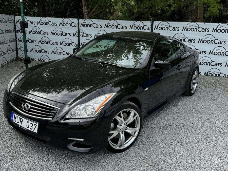 Melns Infiniti G37 2008 Viļņa, ar dzinēja tilpumu 3.70 L un nobraukumu 147 tūkst. km par 12500 €, foto 1 vietnē AUTOMOTO.COM.LV