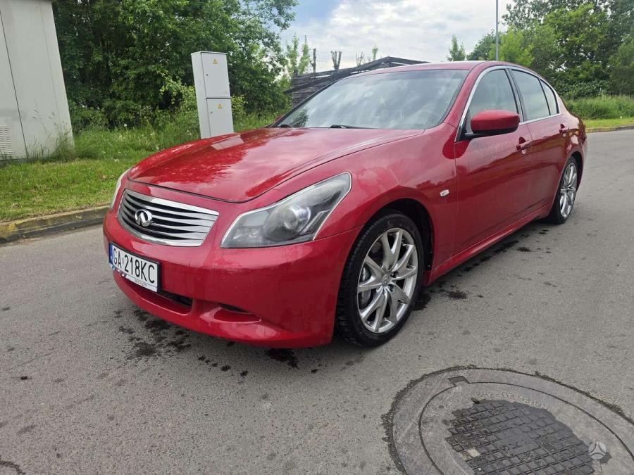 Sarkans Infiniti G37 2008 Viļņa, ar dzinēja tilpumu 3.70 L un nobraukumu 148 tūkst. km par 8500 €, foto 3 vietnē AUTOMOTO.COM.LV