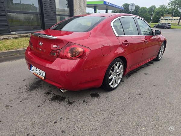 Red Infiniti G37 2008 in Vilnius, with an engine capacity of 3.70 L and mileage of 148 thousand km for 8500 €, photo 5 on AUTOMOTO.COM.LV