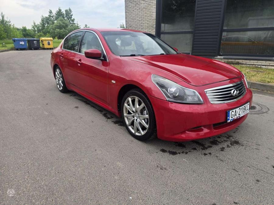 Sarkans Infiniti G37 2008 Viļņa, ar dzinēja tilpumu 3.70 L un nobraukumu 148 tūkst. km par 8500 €, foto 7 vietnē AUTOMOTO.COM.LV