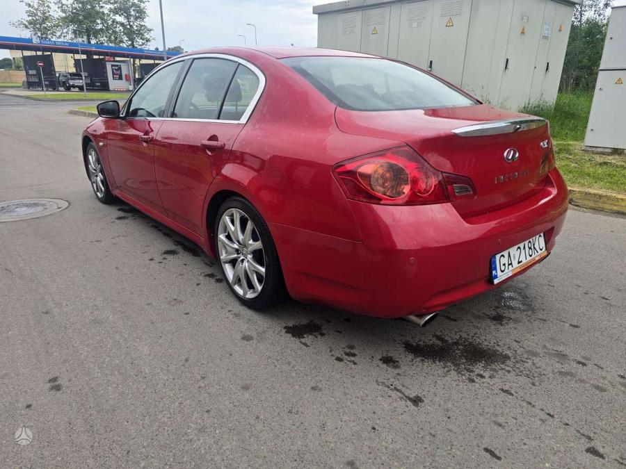 Sarkans Infiniti G37 2008 Viļņa, ar dzinēja tilpumu 3.70 L un nobraukumu 148 tūkst. km par 8500 €, foto 8 vietnē AUTOMOTO.COM.LV
