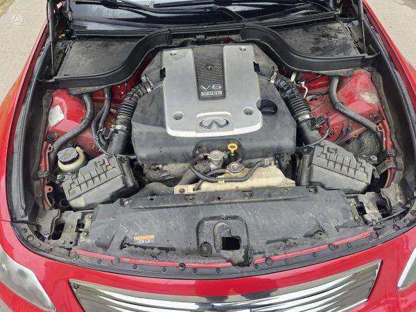 Red Infiniti G37 2008 in Vilnius, with an engine capacity of 3.70 L and mileage of 148 thousand km for 8500 €, photo 8 on AUTOMOTO.COM.LV