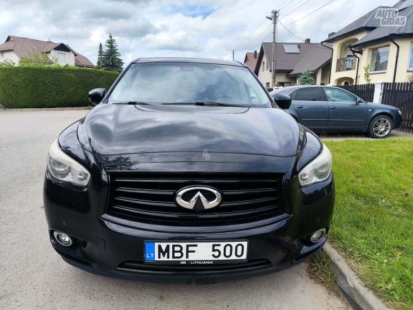 Black Infiniti JX35 2013 in Vilnius, with an engine capacity of 3.50 L and mileage of 225 thousand km for 7900 €, photo 2 on AUTOMOTO.COM.LV