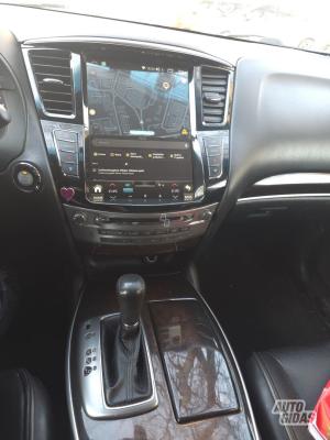 Black Infiniti JX35 2013 in Vilnius, with an engine capacity of 3.50 L and mileage of 225 thousand km for 7900 €, photo 13 on AUTOMOTO.COM.LV