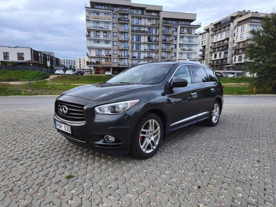 Zaļš Infiniti JX35 2013 Viļņa, ar dzinēja tilpumu 3.50 L un nobraukumu 305 tūkst. km par 6800 €, foto 1 vietnē AUTOMOTO.COM.LV