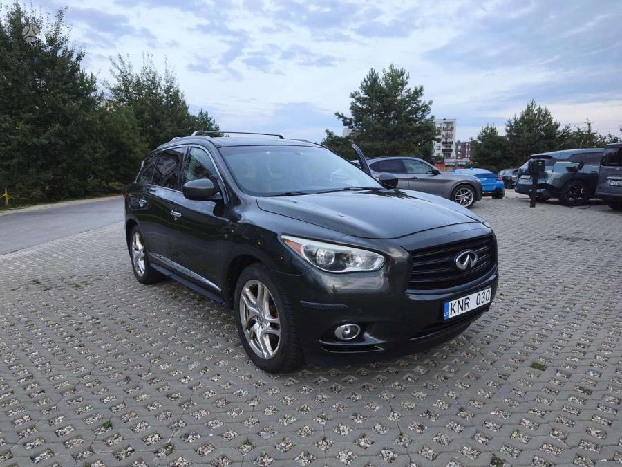Zaļš Infiniti JX35 2013 Viļņa, ar dzinēja tilpumu 3.50 L un nobraukumu 305 tūkst. km par 6800 €, foto 3 vietnē AUTOMOTO.COM.LV