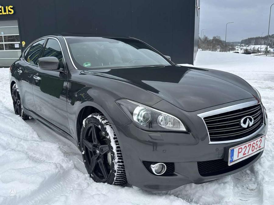 Pelēks Infiniti M37 2013 Viļņa, ar dzinēja tilpumu 3.70 L un nobraukumu 187 tūkst. km par 9300 €, foto 4 vietnē AUTOMOTO.COM.LV