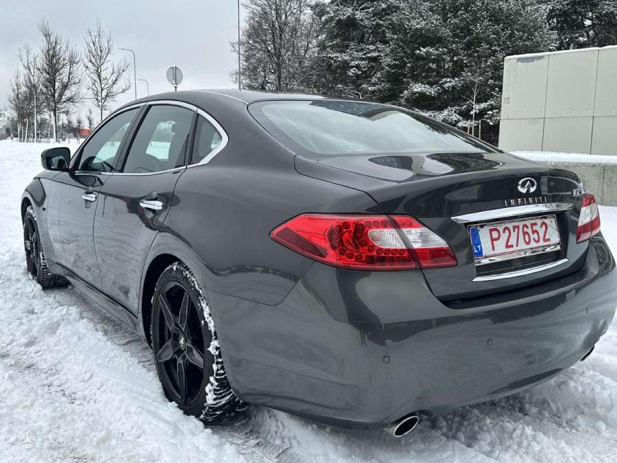 Pelēks Infiniti M37 2013 Viļņa, ar dzinēja tilpumu 3.70 L un nobraukumu 187 tūkst. km par 9300 €, foto 6 vietnē AUTOMOTO.COM.LV