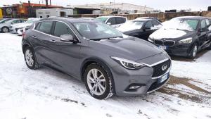 Pelēks Infiniti Q30 2017 Panevēža, ar dzinēja tilpumu 1.46 L un nobraukumu 208 tūkst. km par 11500 €, foto  vietnē AUTOMOTO.COM.LV