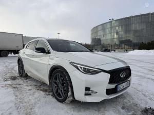 White Infiniti Q30 2016 in Siauliai, with an engine capacity of 2.14 L and mileage of 177 thousand km for 12800 €, photo 2 on AUTOMOTO.COM.LV