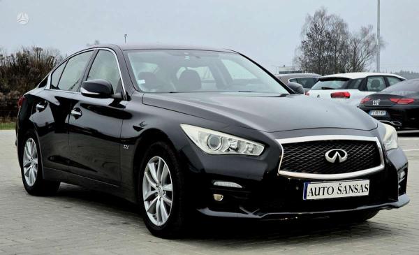Black Infiniti Q50 2014 in Taurage, with an engine capacity of 2.14 L and mileage of 212 thousand km for 6950 €, photo 4 on AUTOMOTO.COM.LV