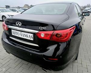 Black Infiniti Q50 2014 in Taurage, with an engine capacity of 2.14 L and mileage of 212 thousand km for 6950 €, photo 12 on AUTOMOTO.COM.LV
