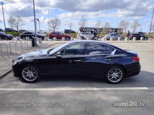 Black Infiniti Q50 2014 in Tallinn, with an engine capacity of 2.10 L and mileage of 168 thousand km for 10499 €, photo 6 on AUTOMOTO.COM.LV