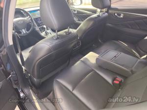 Black Infiniti Q50 2014 in Tallinn, with an engine capacity of 2.10 L and mileage of 168 thousand km for 10499 €, photo 13 on AUTOMOTO.COM.LV