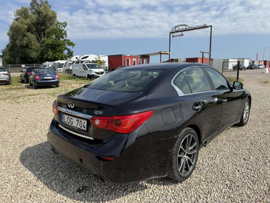 Melns Infiniti Q50 2014 Viļņa, ar dzinēja tilpumu 2.20 L un nobraukumu 181 tūkst. km par 3300 €, foto 8 vietnē AUTOMOTO.COM.LV