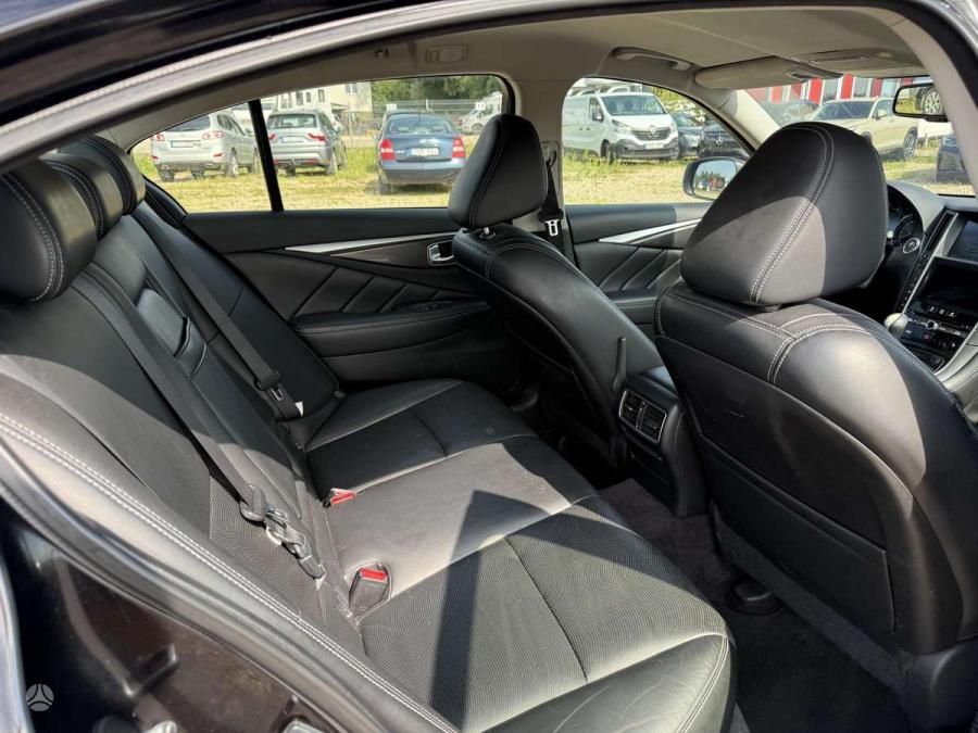 Melns Infiniti Q50 2014 Viļņa, ar dzinēja tilpumu 2.20 L un nobraukumu 181 tūkst. km par 3300 €, foto 23 vietnē AUTOMOTO.COM.LV
