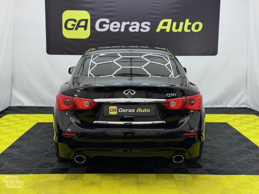 Melns Infiniti Q50 2016 Avižieniai, ar dzinēja tilpumu 2.10 L un nobraukumu 216 tūkst. km par 7990 €, foto 5 vietnē AUTOMOTO.COM.LV