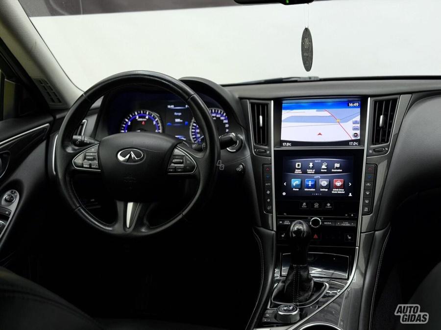 Melns Infiniti Q50 2016 Avižieniai, ar dzinēja tilpumu 2.10 L un nobraukumu 216 tūkst. km par 7990 €, foto 15 vietnē AUTOMOTO.COM.LV