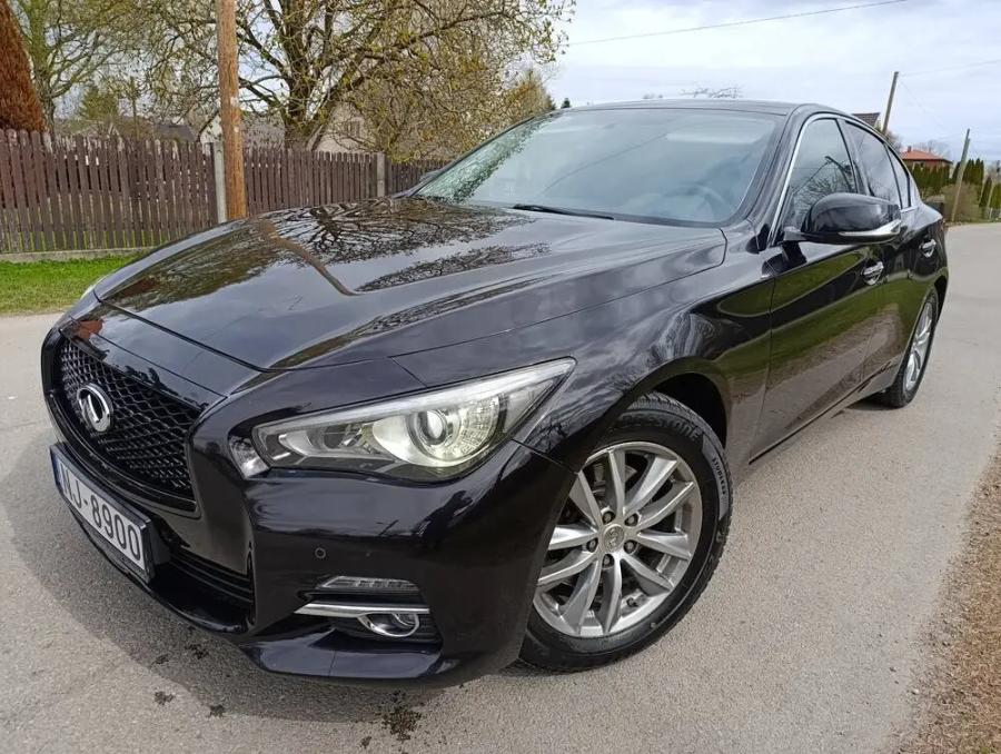 Melns Infiniti Q50 2016 Rīga, ar dzinēja tilpumu 2.20 L un nobraukumu 240 tūkst. km par 6490 €, foto 1 vietnē AUTOMOTO.COM.LV