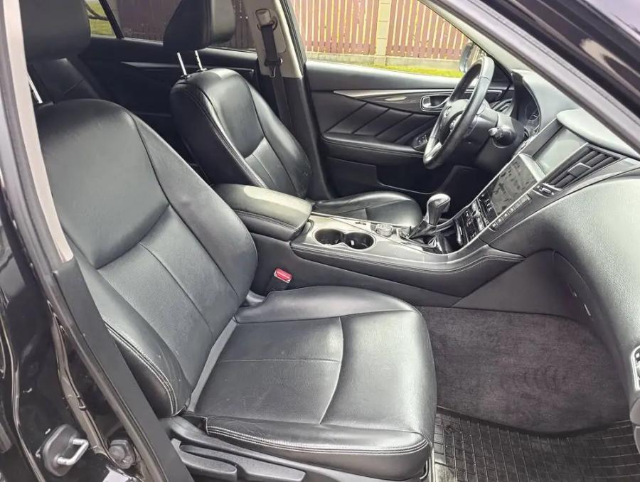 Melns Infiniti Q50 2016 Rīga, ar dzinēja tilpumu 2.20 L un nobraukumu 240 tūkst. km par 6490 €, foto 15 vietnē AUTOMOTO.COM.LV