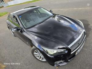 Black Infiniti Q50 2017 in Jonava, with an engine capacity of 2.14 L and mileage of 155 thousand km for 2999 €, photo 3 on AUTOMOTO.COM.LV