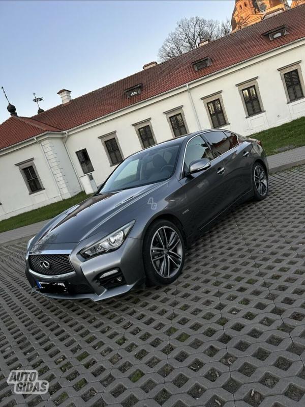 Серый Инфинити Q50 2014 в Каунас, объемом двигателя 3.50 л и пробегом 146 тыс. км за 12600 €, фото 1 на AUTOMOTO.COM.LV