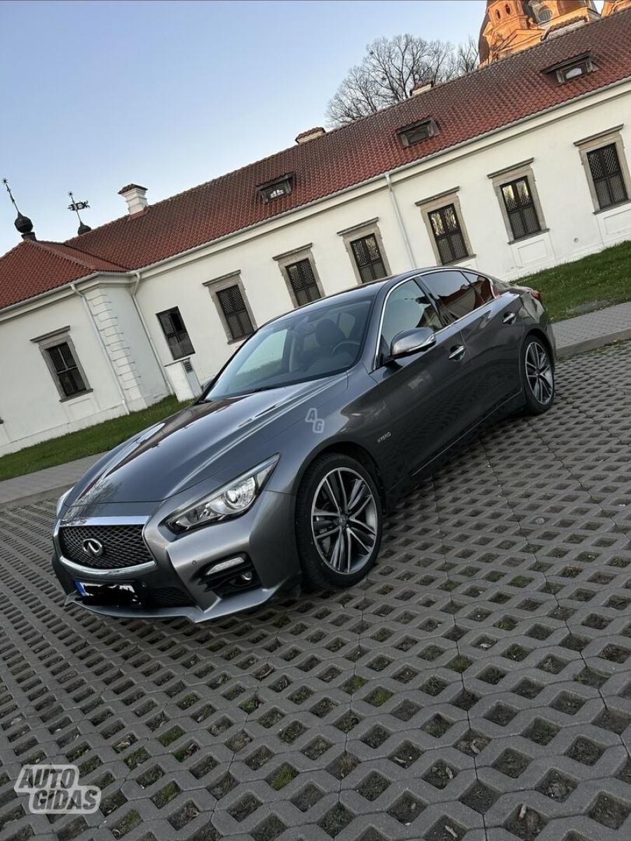 Серый Инфинити Q50 2014 в Каунас, объемом двигателя 3.50 л и пробегом 146 тыс. км за 12600 €, фото 1 на AUTOMOTO.COM.LV