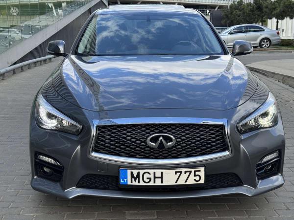 Pelēks Infiniti Q50 2014 Viļņa, ar dzinēja tilpumu 3.50 L un nobraukumu 242 tūkst. km par 12500 €, foto 4 vietnē AUTOMOTO.COM.LV