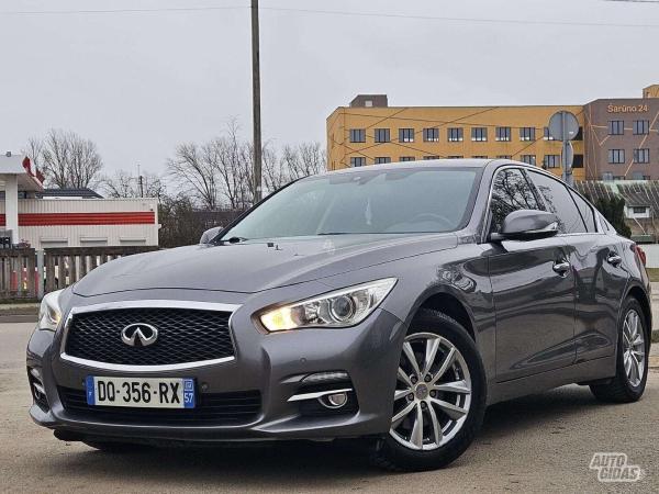Grey Infiniti Q50 2015 in Siauliai, with an engine capacity of 2.10 L and mileage of 255 thousand km for 6950 €, photo 1 on AUTOMOTO.COM.LV