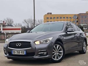 Grey Infiniti Q50 2015 in Siauliai, with an engine capacity of 2.10 L and mileage of 255 thousand km for 6950 €, photo  on AUTOMOTO.COM.LV