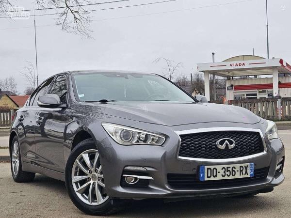 Grey Infiniti Q50 2015 in Siauliai, with an engine capacity of 2.10 L and mileage of 255 thousand km for 6950 €, photo 3 on AUTOMOTO.COM.LV