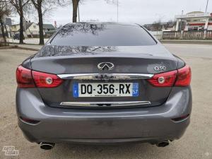 Grey Infiniti Q50 2015 in Siauliai, with an engine capacity of 2.10 L and mileage of 255 thousand km for 6950 €, photo 10 on AUTOMOTO.COM.LV