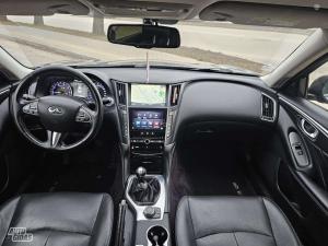 Grey Infiniti Q50 2015 in Siauliai, with an engine capacity of 2.10 L and mileage of 255 thousand km for 6950 €, photo 11 on AUTOMOTO.COM.LV