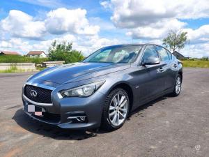 Grey Infiniti Q50 2015 in Kaunas, with an engine capacity of 2.14 L and mileage of 372 thousand km for 4900 €, photo  on AUTOMOTO.COM.LV