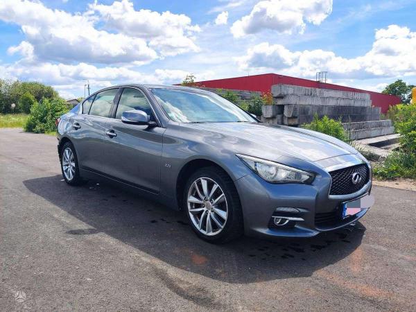 Pelēks Infiniti Q50 2015 Kauņa, ar dzinēja tilpumu 2.14 L un nobraukumu 372 tūkst. km par 4900 €, foto 2 vietnē AUTOMOTO.COM.LV