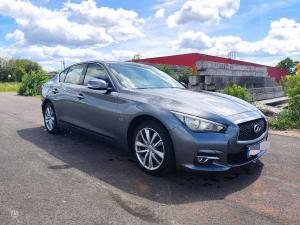 Grey Infiniti Q50 2015 in Kaunas, with an engine capacity of 2.14 L and mileage of 372 thousand km for 4900 €, photo 3 on AUTOMOTO.COM.LV