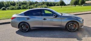 Grey Infiniti Q50 2015 in Kaunas, with an engine capacity of 2.14 L and mileage of 240 thousand km for 7000 €, photo 5 on AUTOMOTO.COM.LV