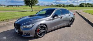 Grey Infiniti Q50 2015 in Kaunas, with an engine capacity of 2.14 L and mileage of 240 thousand km for 7000 €, photo 8 on AUTOMOTO.COM.LV