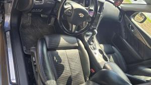 Grey Infiniti Q50 2015 in Kaunas, with an engine capacity of 2.14 L and mileage of 240 thousand km for 7000 €, photo 14 on AUTOMOTO.COM.LV