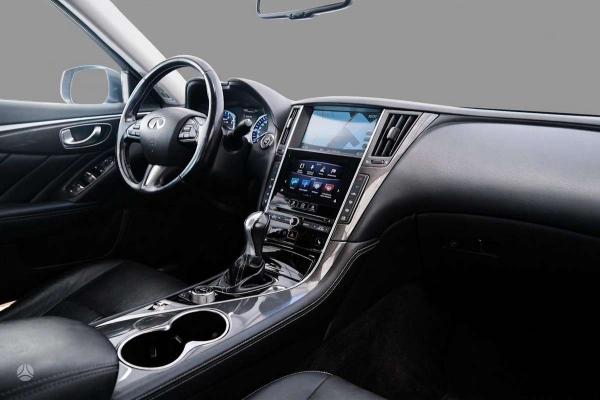Pelēks Infiniti Q50 2015 Kauņa, ar dzinēja tilpumu 2.20 L un nobraukumu 219 tūkst. km par 6990 €, foto 6 vietnē AUTOMOTO.COM.LV